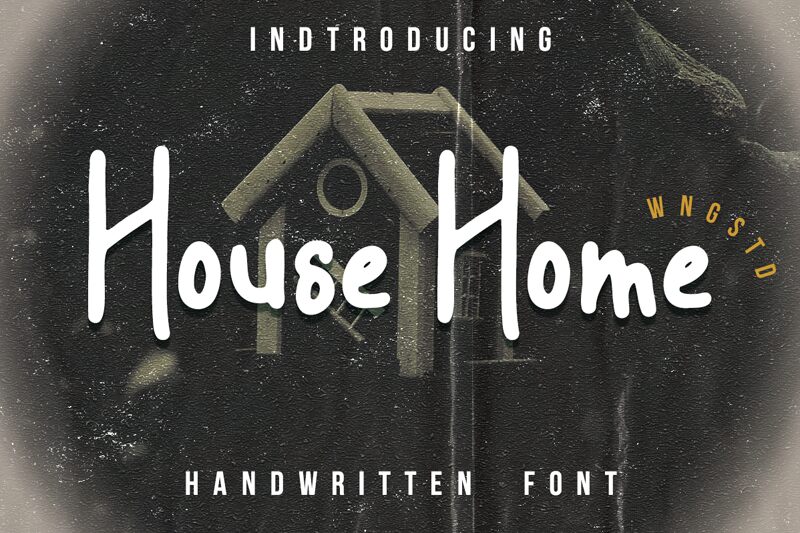 House Home font