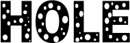 HOLE 3 cursive outline font | Fonts2u.com