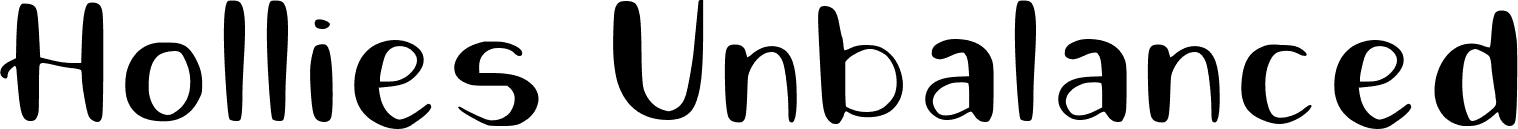 Hollies Unbalanced Regular font | Fonts2u.com