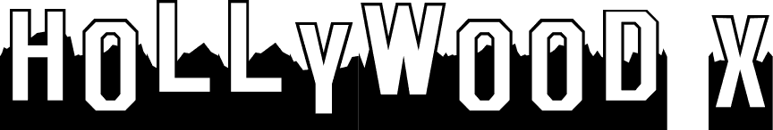 Hollywood X font
