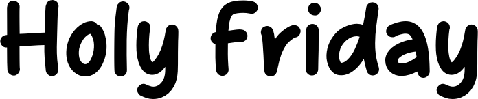 Holy Friday font | Fonts2u.com