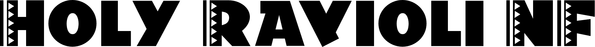 Holy Ravioli NF font