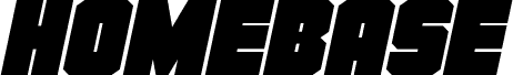 Homebase font