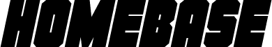 Homebase font