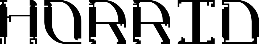 Horrid Normal font | Fonts2u.com