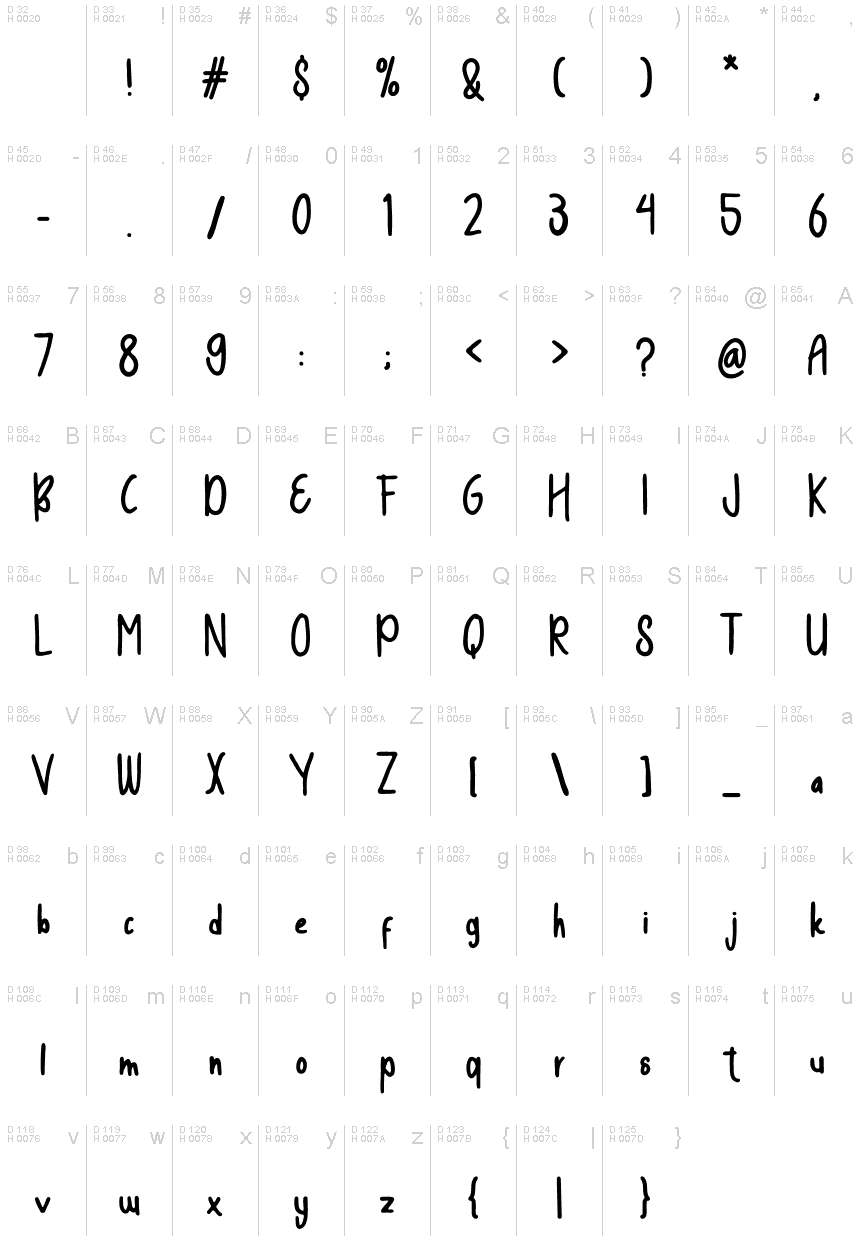 House Home font