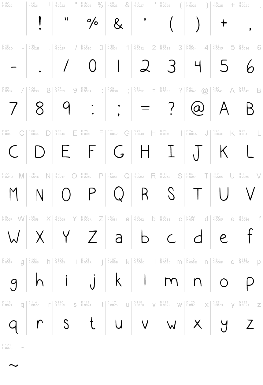 Ht Ween 20 Regular font