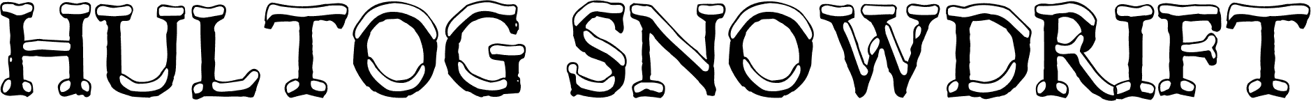 Hultog Snowdrift font | Fonts2u.com