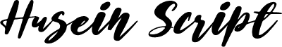 Husein Script font | Fonts2u.com