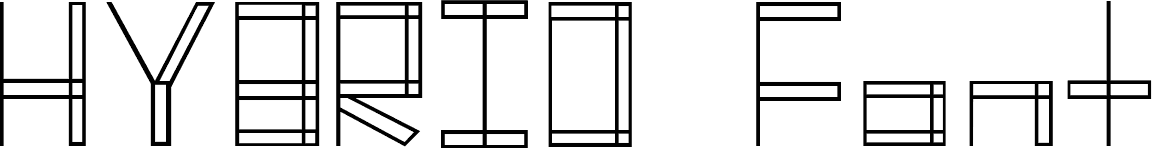 HYBRID Font font | Fonts2u.com