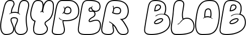 Hyper Blob font | Fonts2u.com