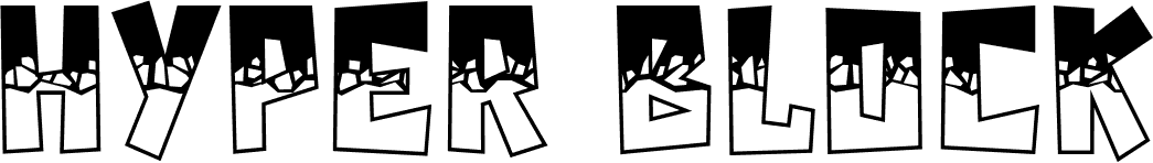 HYPER BLOCK Regular font | Fonts2u.com