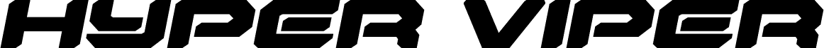 Hyper Viper font