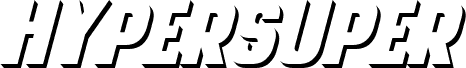 HyperSuperRegular font | Fonts2u.com