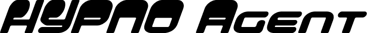 HYPNO Agent 3D font | Fonts2u.com