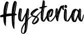 Hysteria font | Fonts2u.com