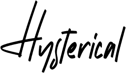 Hysterical font
