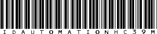 IDAutomationHC39MFreeVersion font | Fonts2u.com