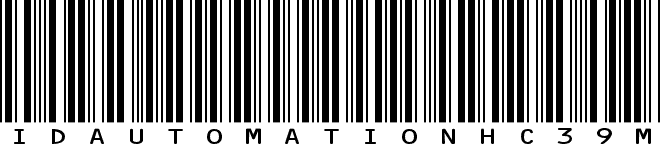 IDAutomationHC39M font | Fonts2u.com