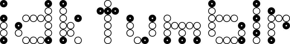 idk tumblr Regular font