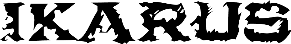 Ikarus Turbulence font