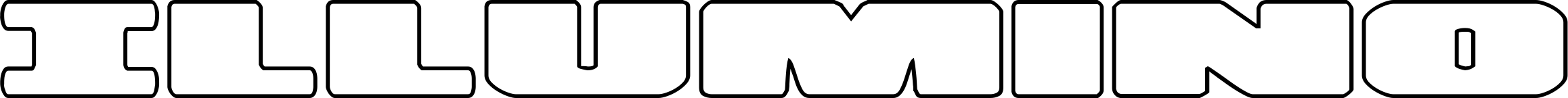 Illumino Outline font | Fonts2u.com