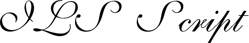 ILS Script font