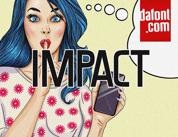Impact Regular 字体