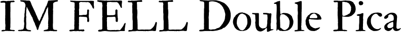 IM FELL Double Pica Roman SC font | Fonts2u.com