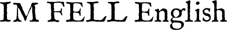 IM FELL English Italic font | Fonts2u.com