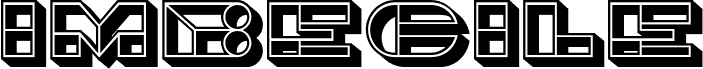 Imbecile Hollow Regular fuente | Fonts2u.com