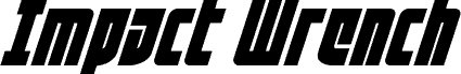 Impact Wrench Spaced font | Fonts2u.com