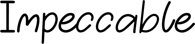 Impeccable font | Fonts2u.com