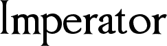 ImperatorBronzeSmallCaps フォント
