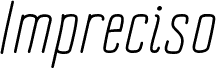 Impreciso free Regular font