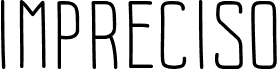 Impreciso free Light Italic font | Fonts2u.com