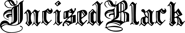 IncisedBlackWide Normal fonte | Fonts2u.com