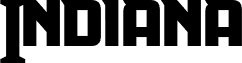 Indiana font