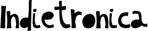 indietr nica font