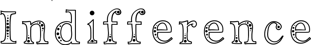 Indifference font | Fonts2u.com