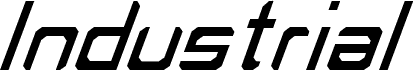 Industrial Regular font | Fonts2u.com