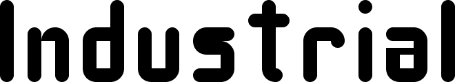 Industrial Regular font | Fonts2u.com