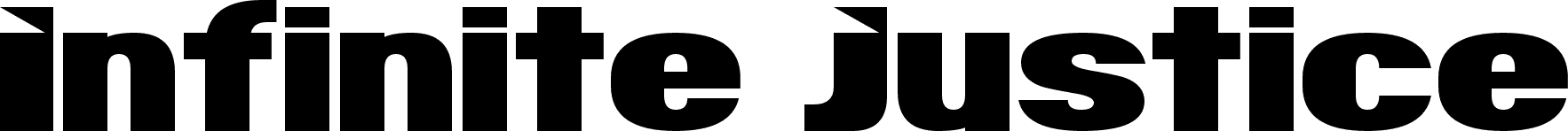 Infinite Justice Straight font