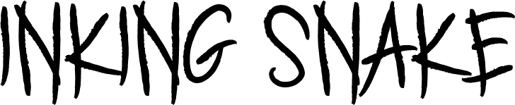 INKING SNAKE font | Fonts2u.com