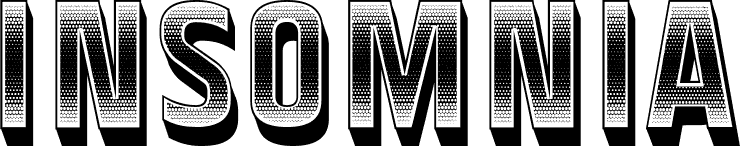 Insomnia 3D Regular font | Fonts2u.com