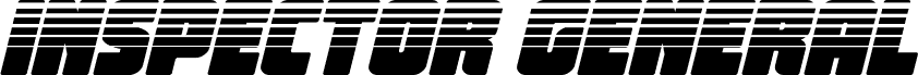 Inspector General Condensed font | Fonts2u.com