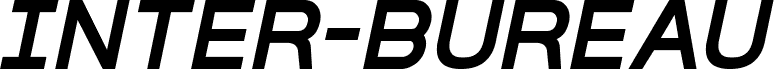 Inter-Bureau Semi-Bold font