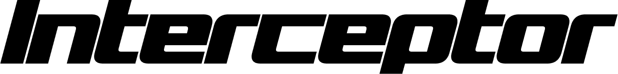 Interceptor Bold Italic フォント | Fonts2u.com