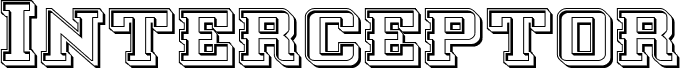 Interceptor Pro font