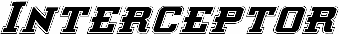 Interceptor Condensed Italic font | Fonts2u.com